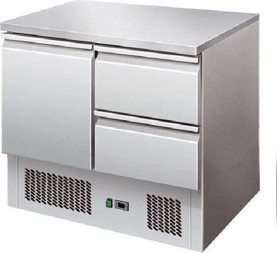 1 AJTÓS ÉS 2 FIÓKOS ROZSDAMENTES HŰTÖTT MUNKAPULT (S901-2D) – Grill ...